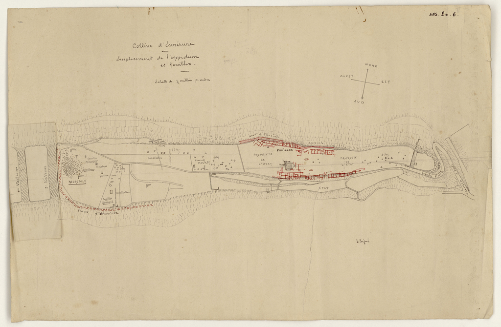 Plan of Ensérune (1932) - Art in VR