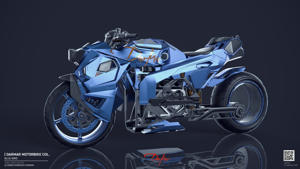 BLUE BIRD - Art in VR