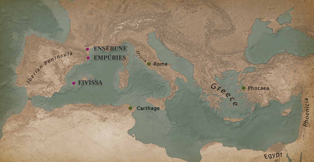 Map of Mediterranean - Art in VR