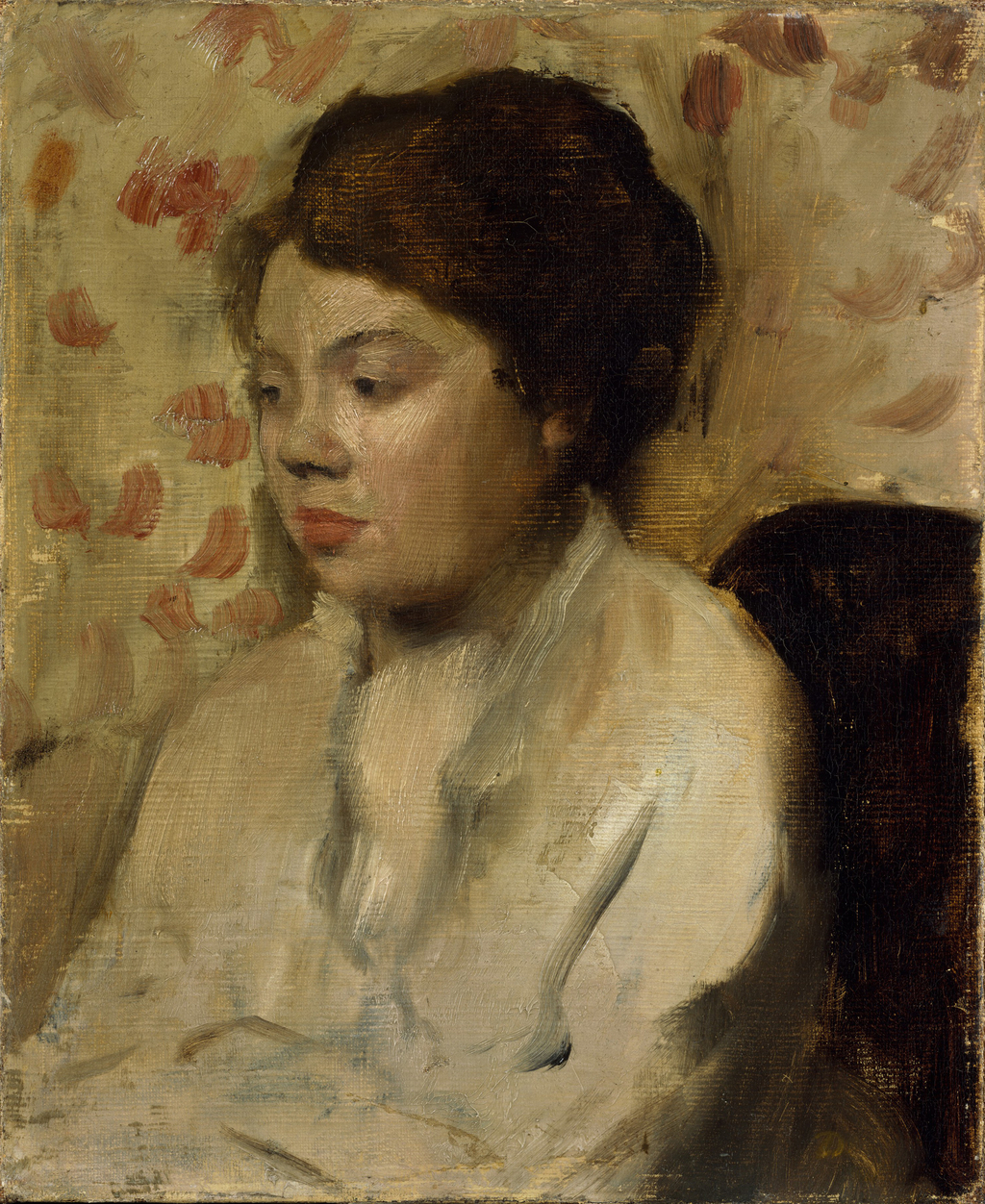 Edgar Degas Self Portrait 1855