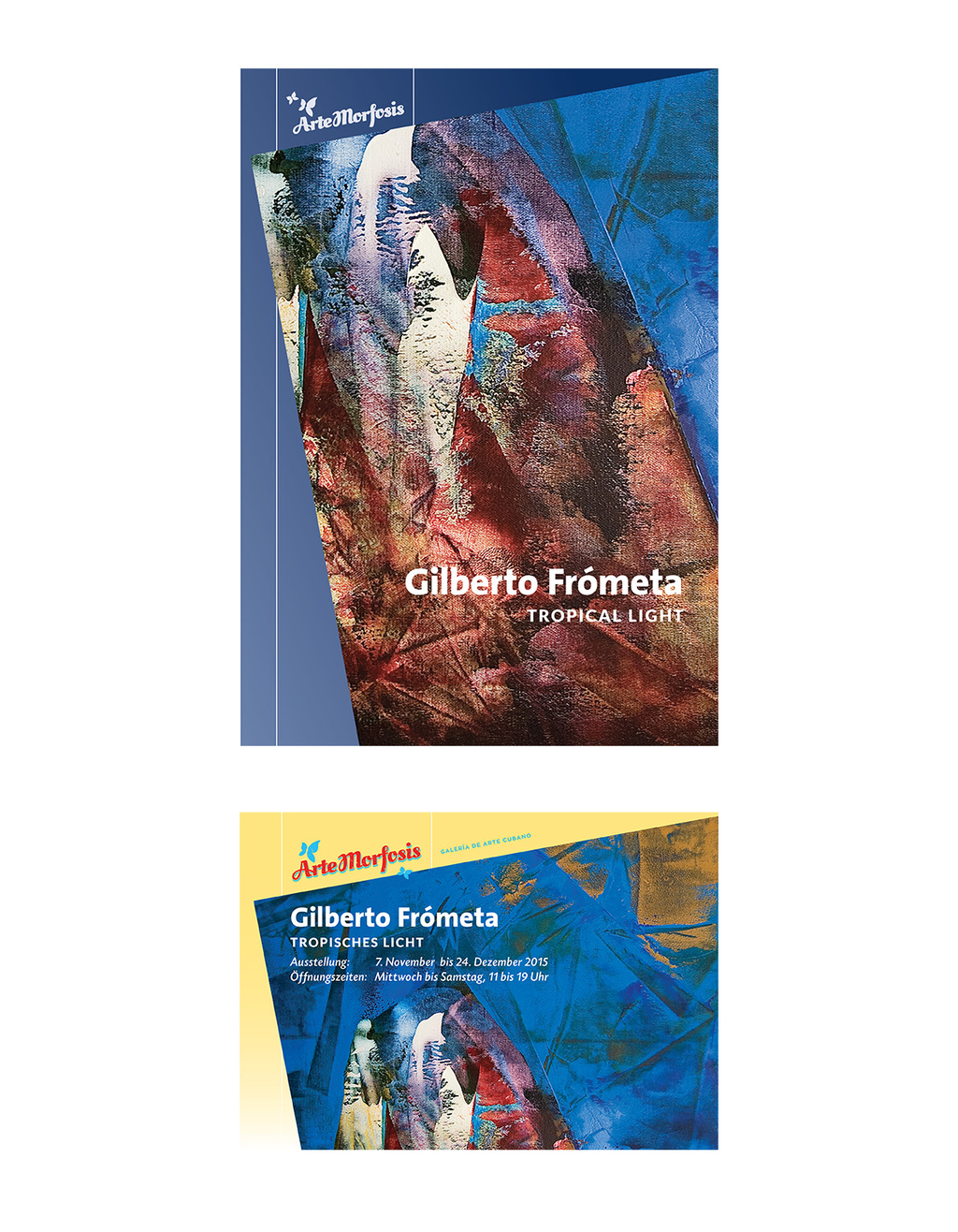 PRISMA 9 - Gilberto Frómeta - Catalog & Invitation Card - Art in VR