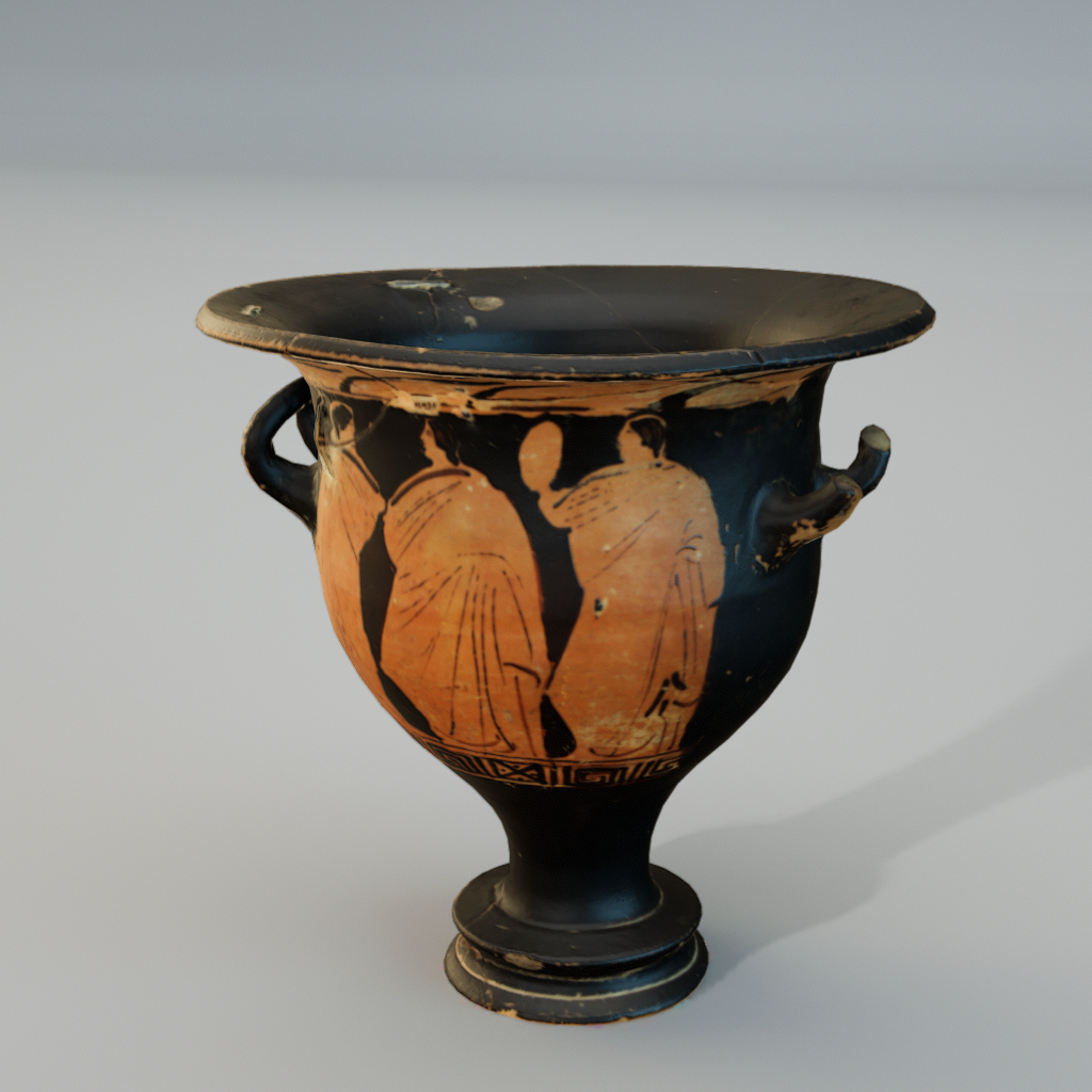 Attic red-figure bell krater from Ensérune - Artifact in VR