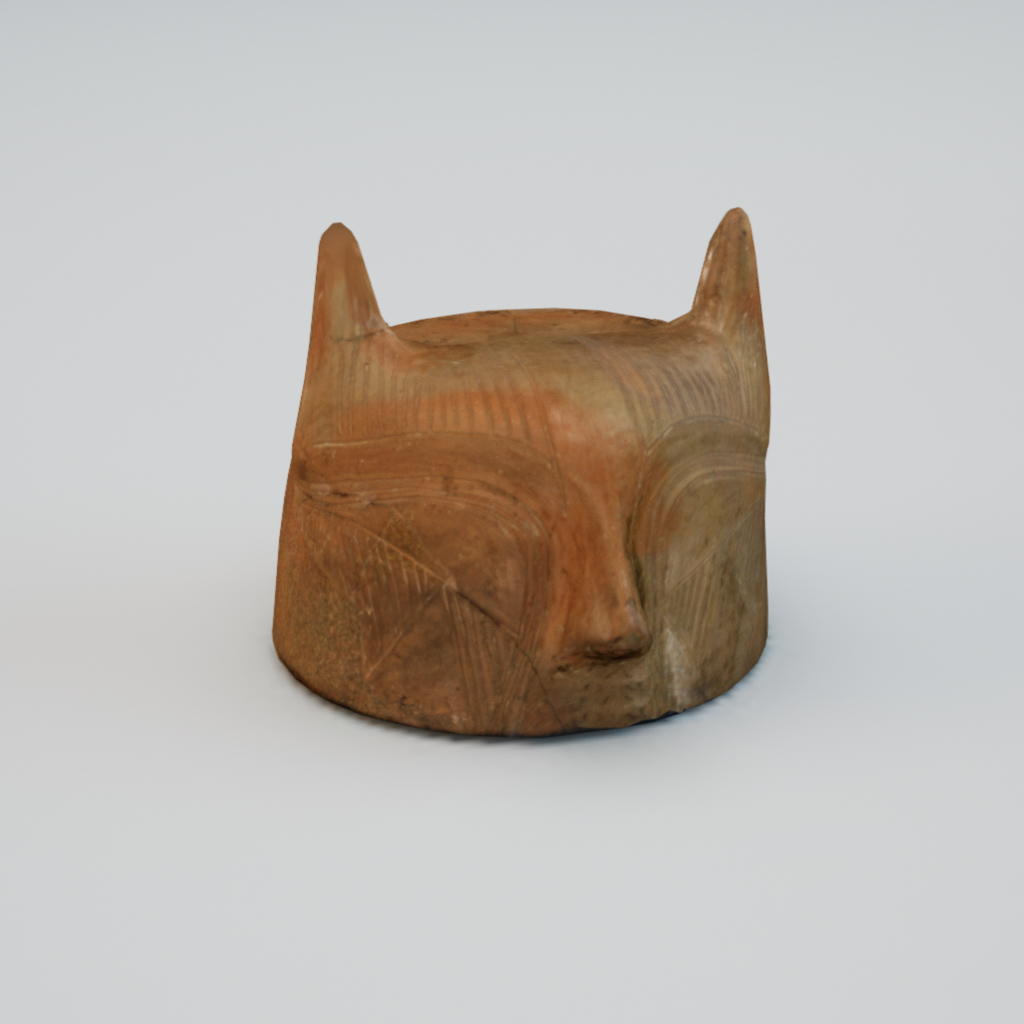 Face-shaped amphora lid - Artifact in VR